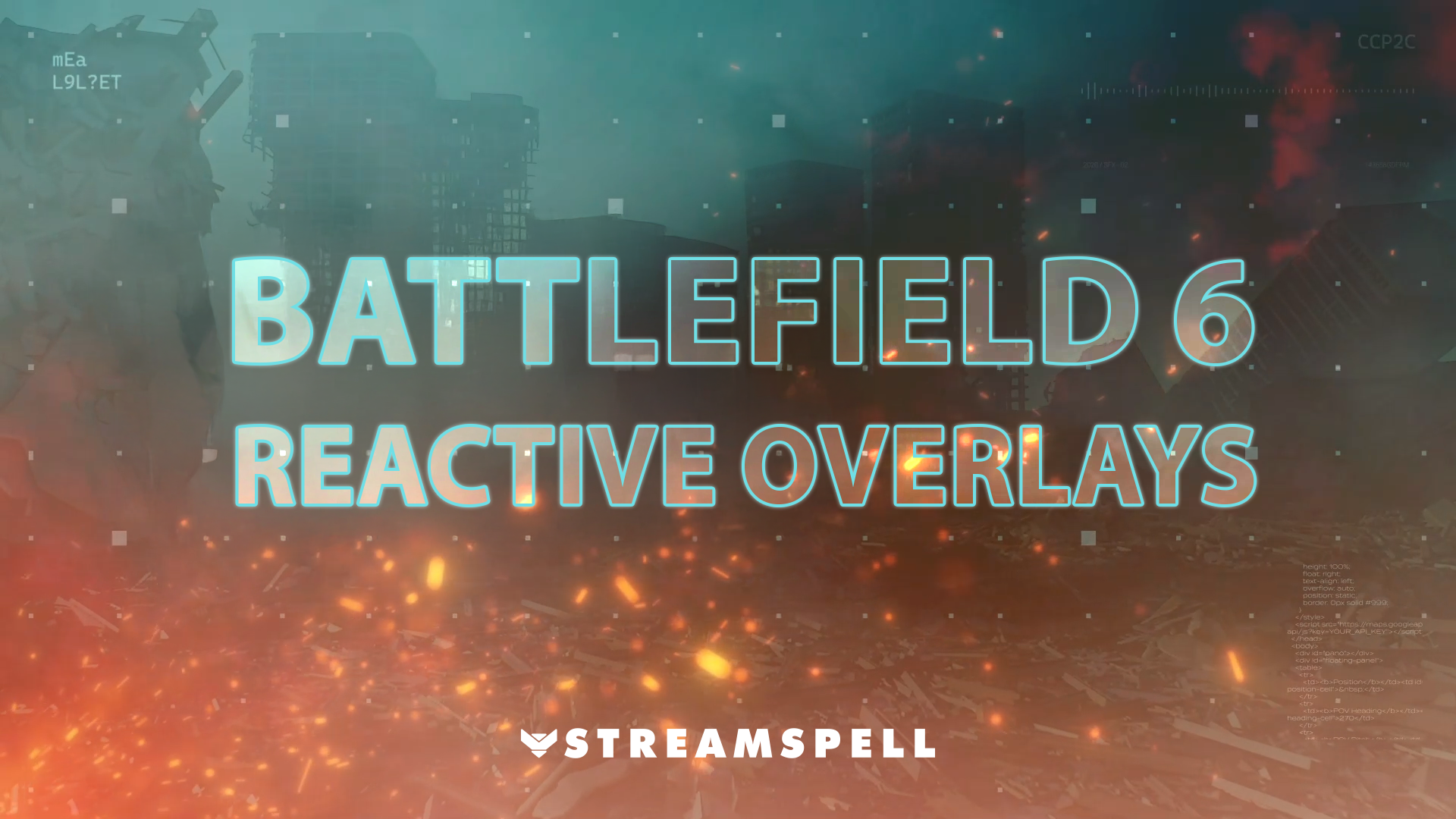 Battlefield 6 Reactive Overlays for Streamlabs | FPS HUD Counters